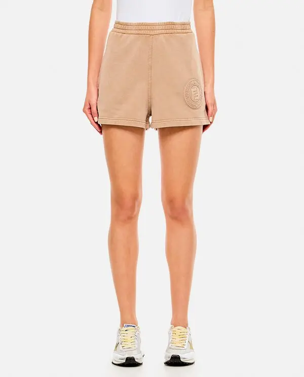 Fendi Embossed Logo Sweat Shorts - Multicolor