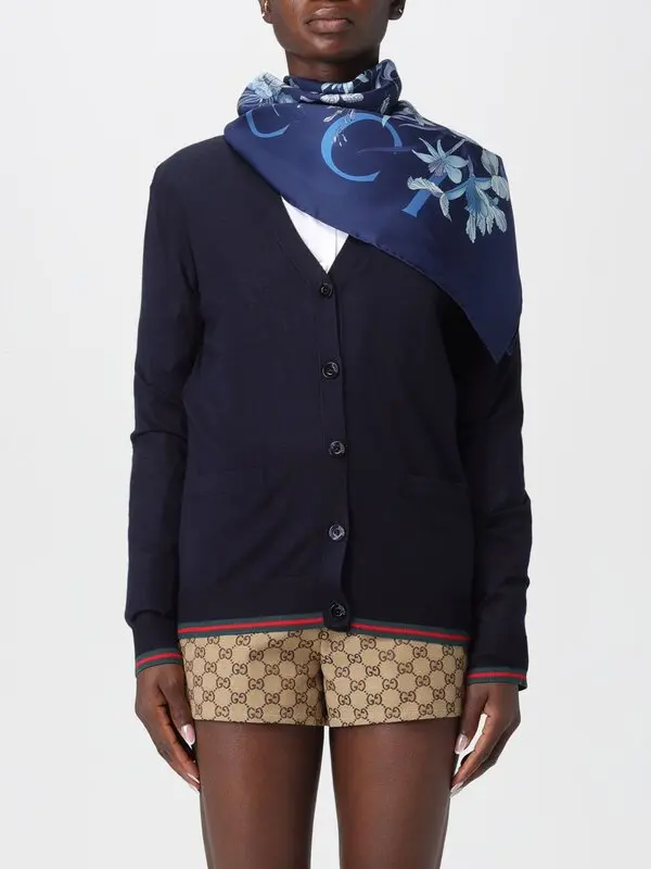 Gucci Neck Scarf - Blue
