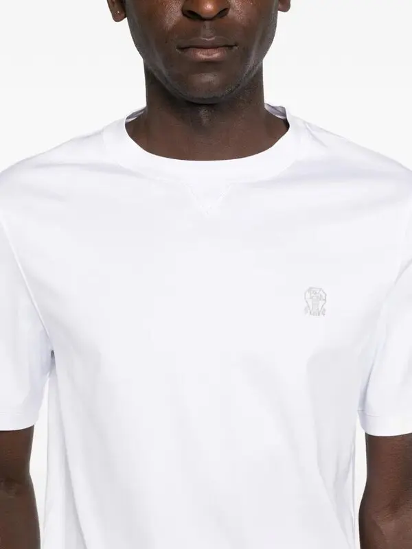 Brunello Cucinelli Crew-neck T-shirt With Logo