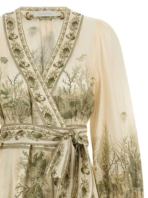 Zimmermann Wanderlust Wrap Midi Dress