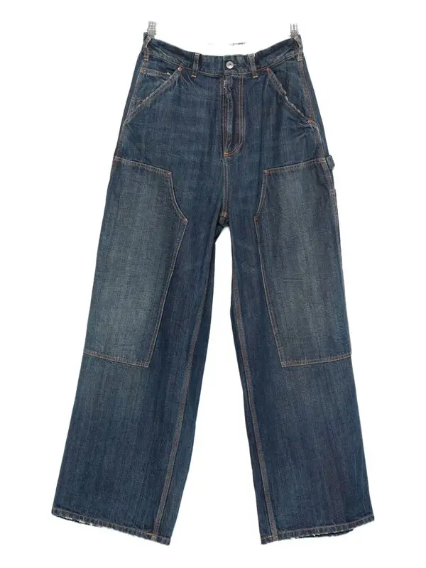 MAISON MARGIELA Denim Cotton Jeans - Multicolor