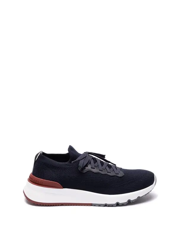 Brunello Cucinelli Knit Low-top Sneakers - Multicolor
