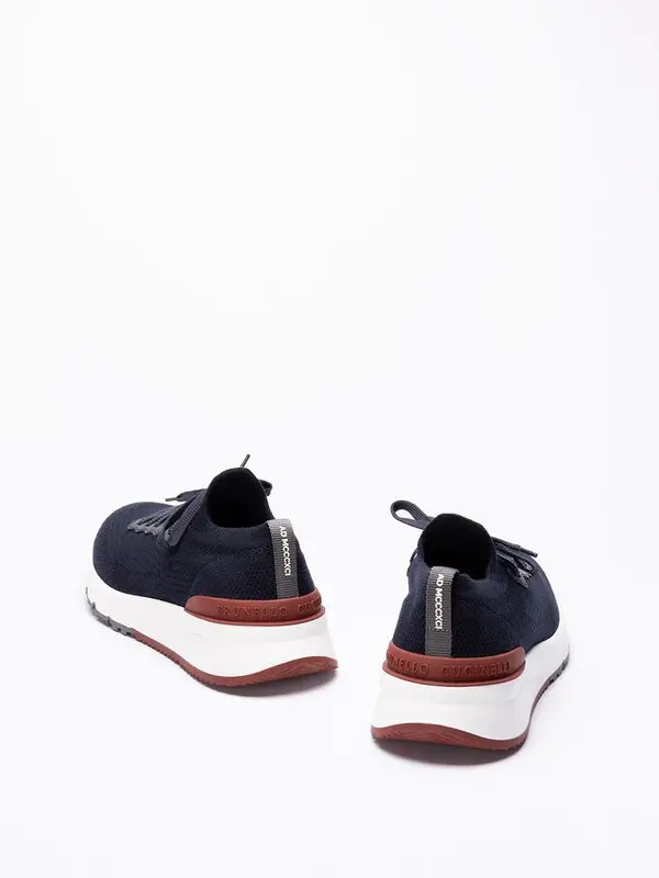 Brunello Cucinelli Knit Low-top Sneakers - Multicolor