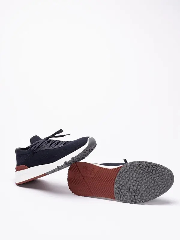 Brunello Cucinelli Knit Low-top Sneakers - Multicolor