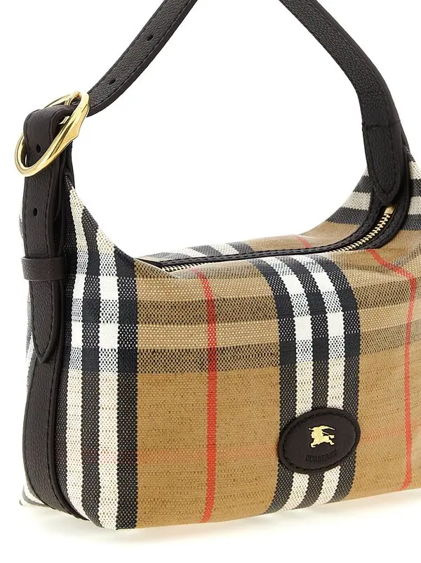 Burberry Highlands Duffle Handbag - Cream