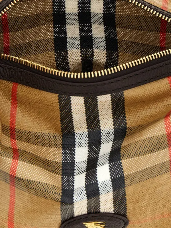 Burberry Highlands Duffle Handbag - Cream