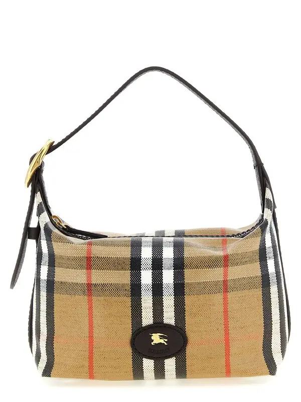 Burberry Highlands Duffle Handbag - Cream