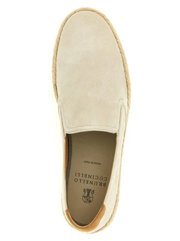 Brunello Cucinelli Suede Espadrilles