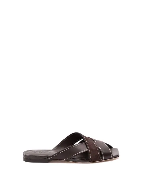 TOD'S Sandals In Leather - Multicolor