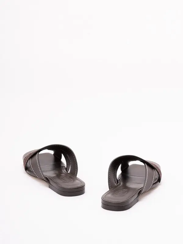 TOD'S Sandals In Leather - Multicolor