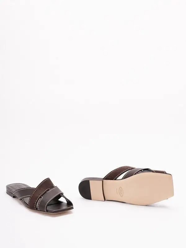 TOD'S Sandals In Leather - Multicolor