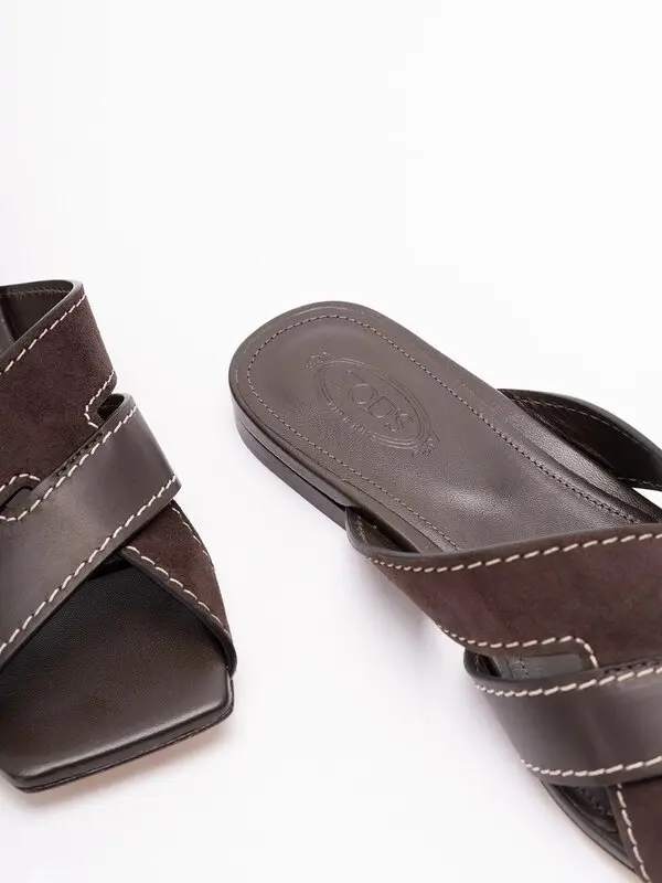 TOD'S Sandals In Leather - Multicolor