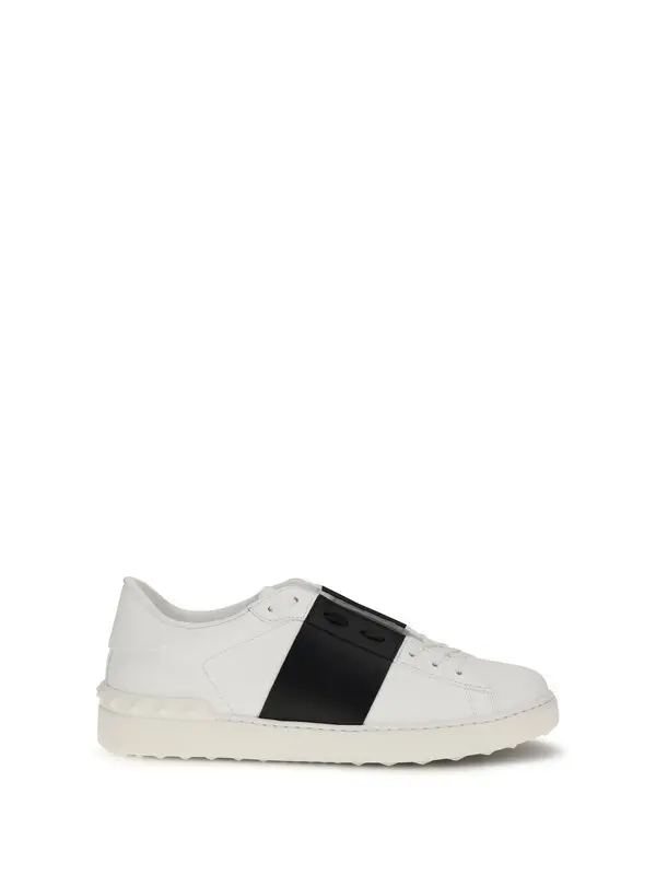 Valentino Garavani Open™ Sneakers In Calf Leather - Blue