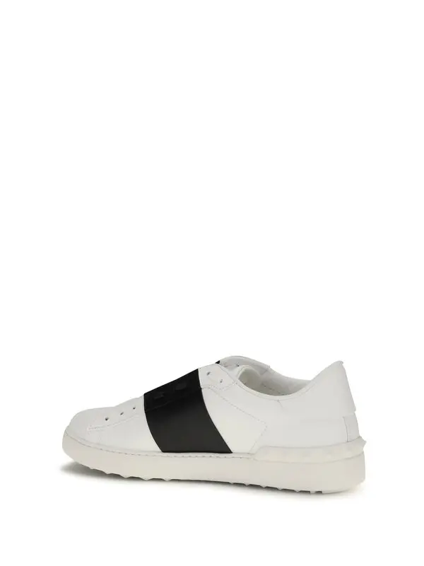 Valentino Garavani Open™ Sneakers In Calf Leather - Blue