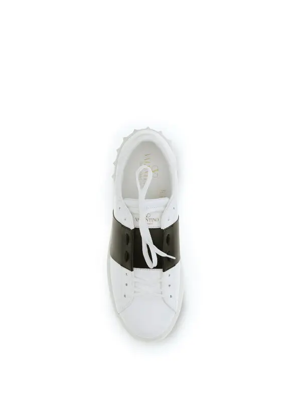 Valentino Garavani Open™ Sneakers In Calf Leather - White