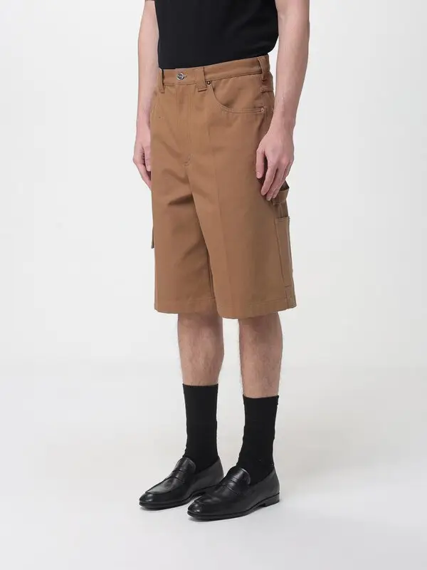 Gucci Camel Cotton Cargo Shorts - Brown