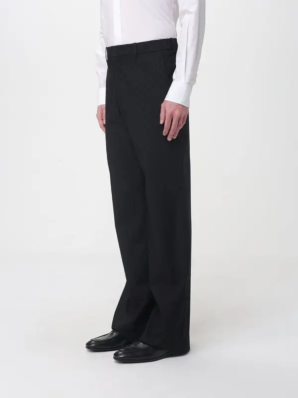 Gucci Tailored Monogram Wide Leg Trousers