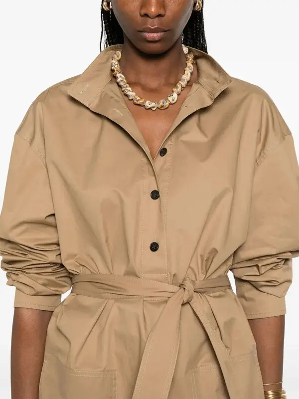 Saint Laurent Cotton Shirt With Belt
