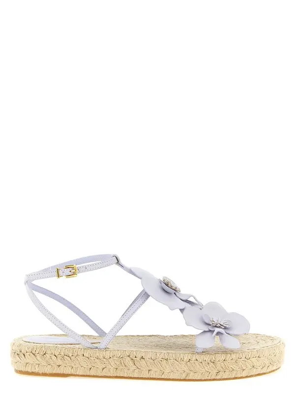 Zimmermann Orchid Leather Sandals - Purple