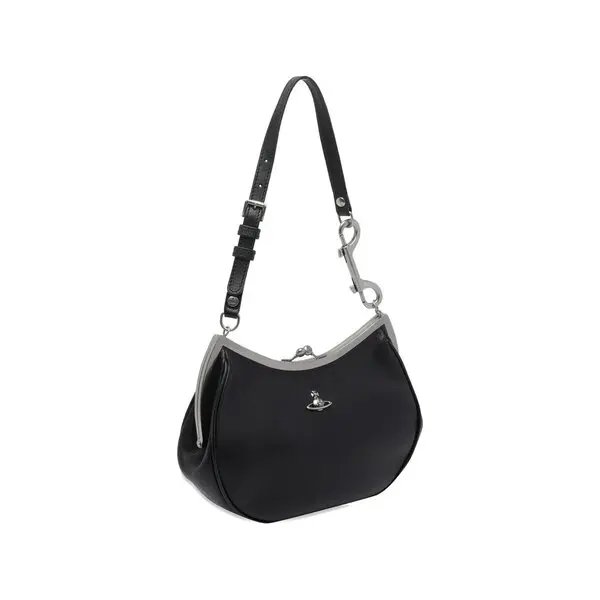 VIVIENNE WESTWOOD Sheepskin Shoulder Bag With Orb Detail