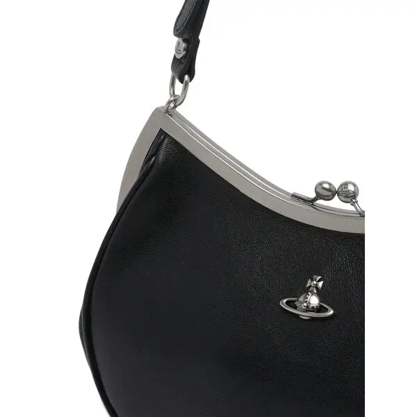 VIVIENNE WESTWOOD Sheepskin Shoulder Bag With Orb Detail