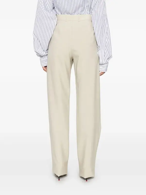 Saint Laurent Wool Trousers - Multicolor