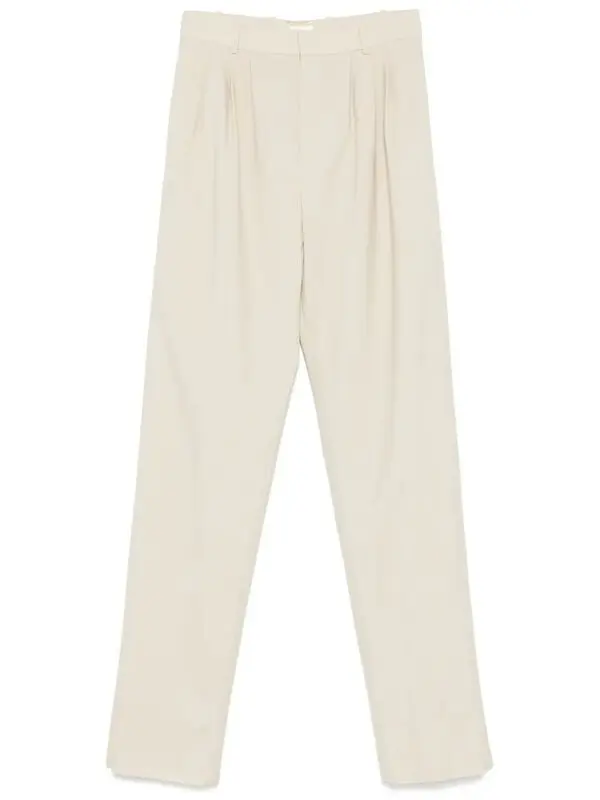 Saint Laurent Wool Trousers - Multicolor