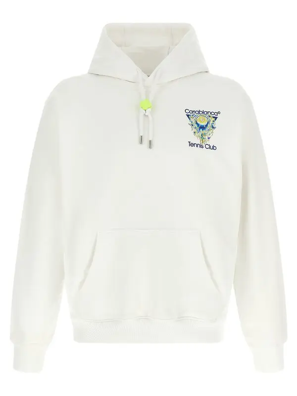 Casablanca Tennis Club Icon Hoodie - White