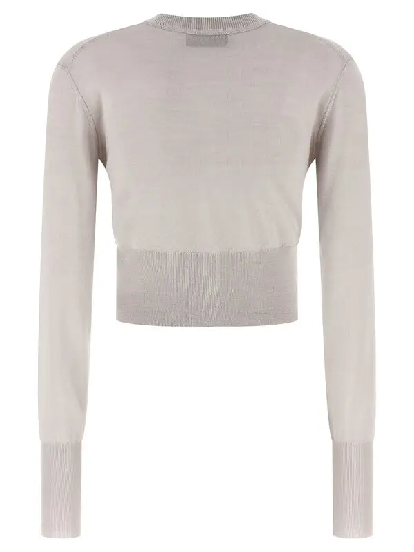 VIVIENNE WESTWOOD Bea Cropped Cardigan - Gray