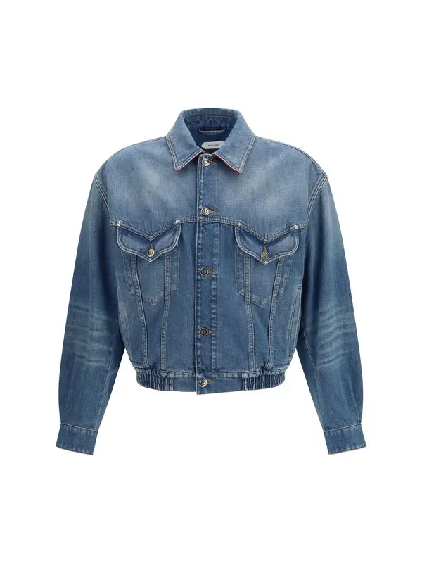 Versace Medusa Cotton Denim Jacket
