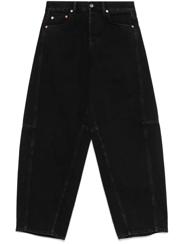 Gucci Wide Leg Denim Pants - Multicolor