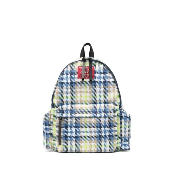 VIVIENNE WESTWOOD Tartan Pattern Backpack - Blue