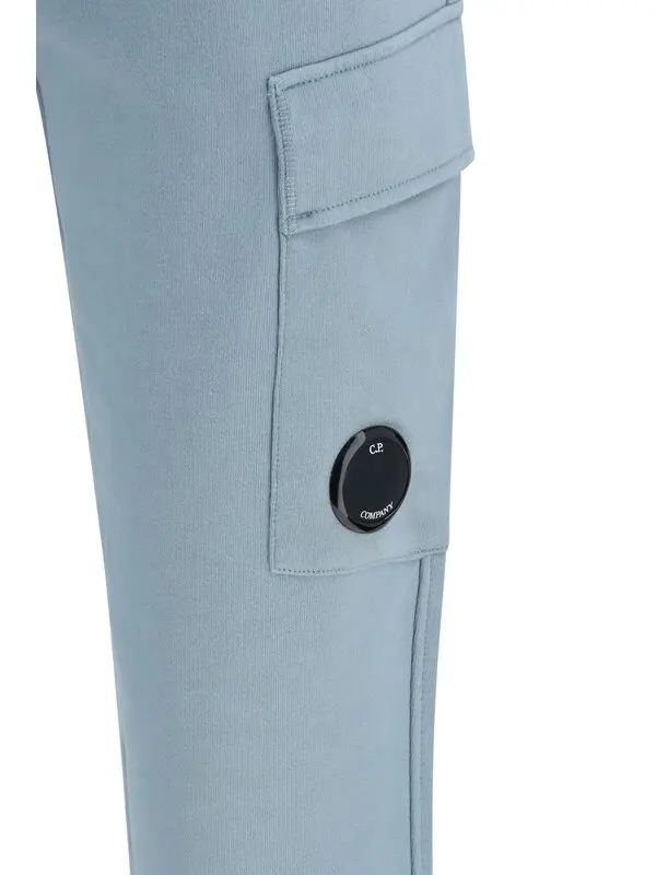 C.P. COMPANY Diagonal Raised Fleece Cargo Lens Sweatpants