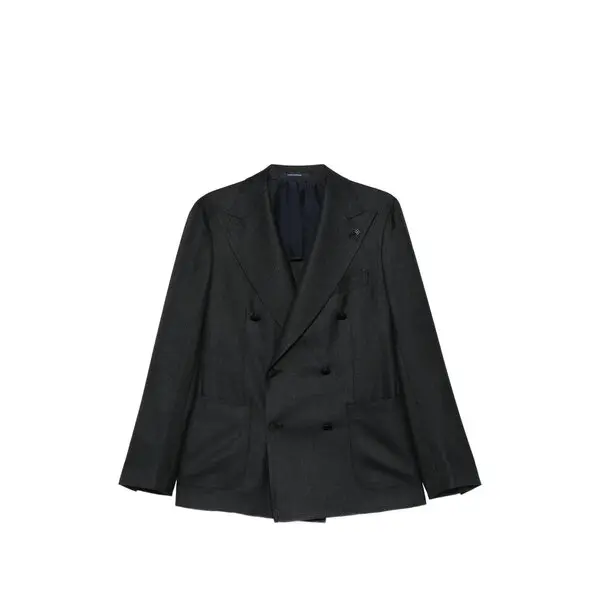 Tagliatore Double-breasted Peak Lapel Blazer