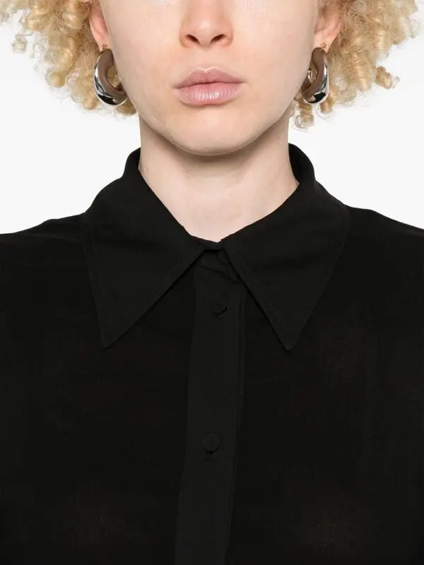 JIL SANDER Double Layer Viscose Shirt - Multicolor