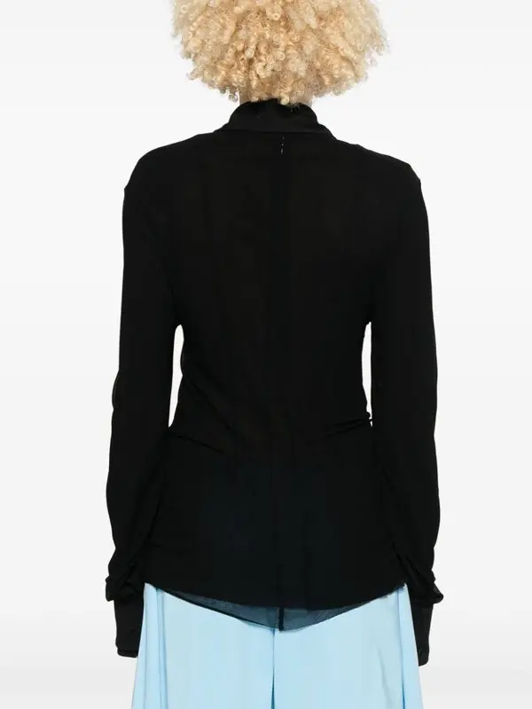 JIL SANDER Double Layer Viscose Shirt - Multicolor