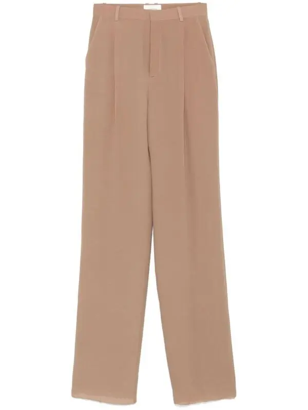 Saint Laurent Silk Wide-leg Pants
