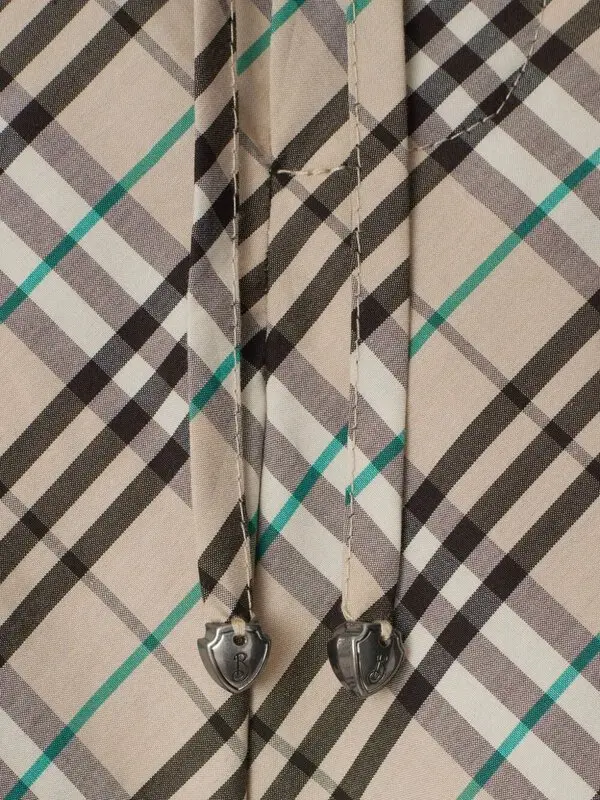 Burberry Plaid Cotton Shorts - Multicolor