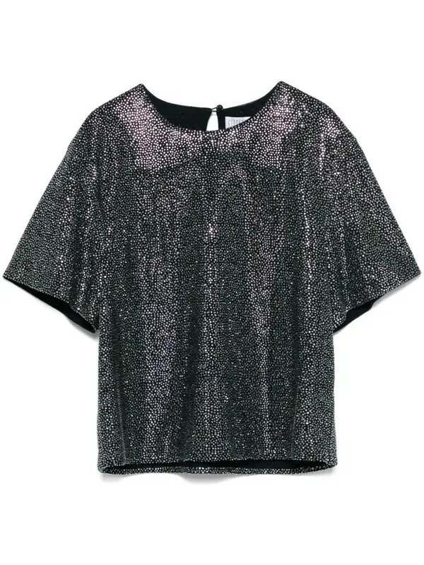 Giuseppe Di Morabito Embellished Viscose T-shirt - Multicolor
