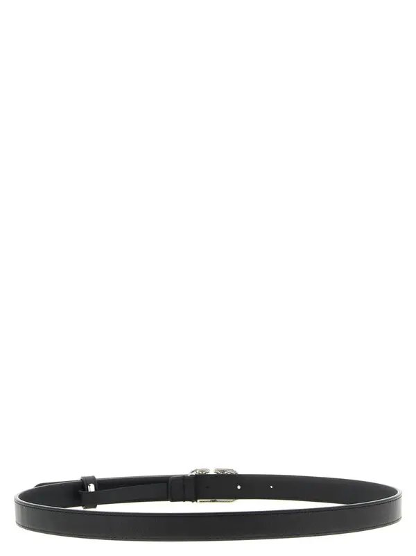 Valentino Garavani Vlogo Signature Embellished Belt - Black