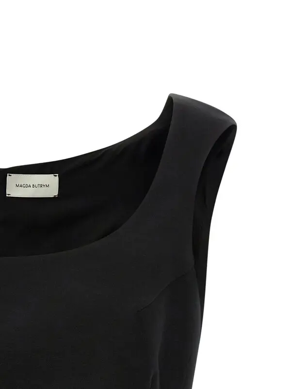 Magda Butrym Sleeveless Ruffle Detail Top