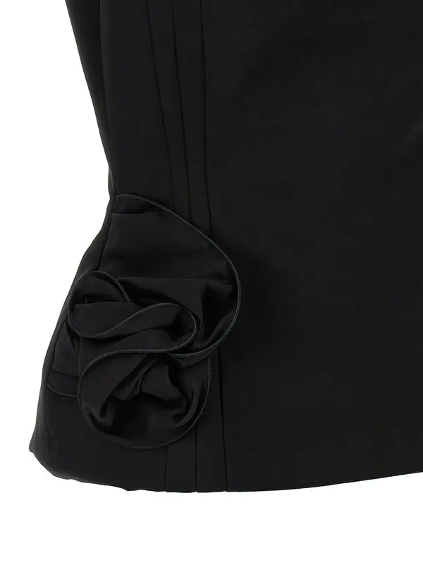 Magda Butrym Sleeveless Ruffle Detail Top
