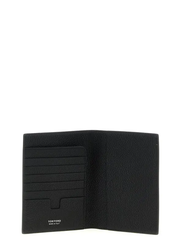 TOM FORD Hammered Leather Passport Holder