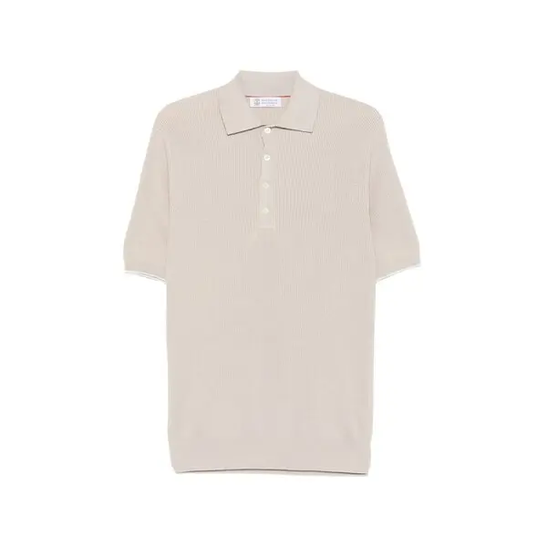 Brunello Cucinelli Neutrals Polo Shirts