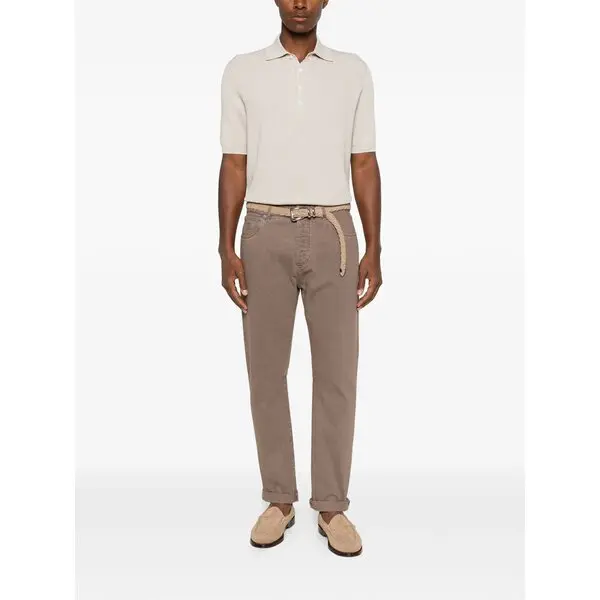 Brunello Cucinelli Neutrals Polo Shirts