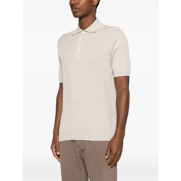 Brunello Cucinelli Neutrals Polo Shirts