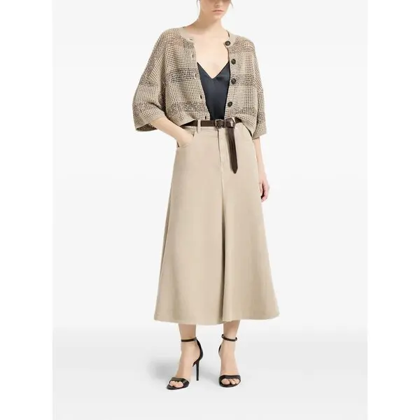Brunello Cucinelli Openwork Knit Cardigan