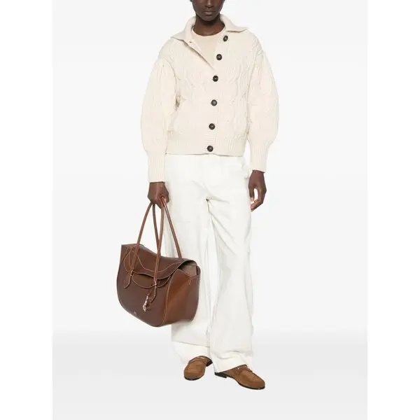 Brunello Cucinelli Openwork Knit Cardigan