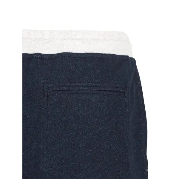 Brunello Cucinelli Navy Cotton And Linen Blend Trousers - Blue