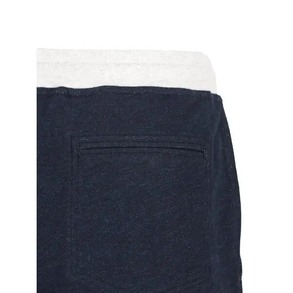 Brunello Cucinelli Navy Cotton And Linen Blend Trousers